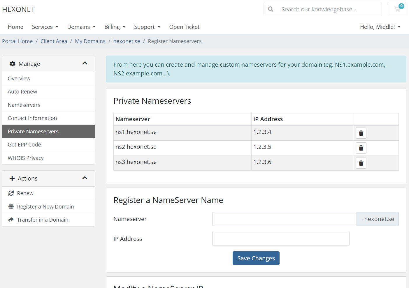 WHMCS - Available Module Features & Addons – Hexonet Support Center